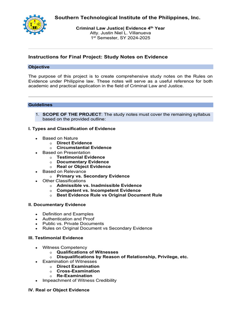 STIP CLJ Evidence Final Output | PDF | Witness | Hearsay