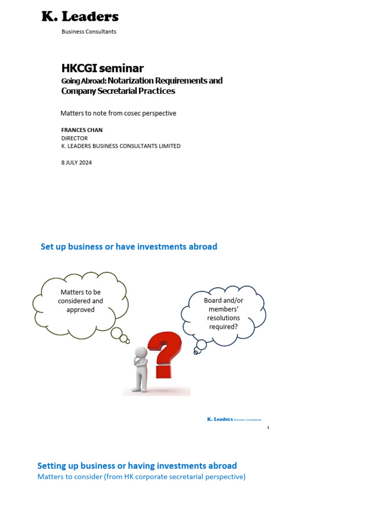 Notarization for International Business | PDF | Notary Public | Affidavit