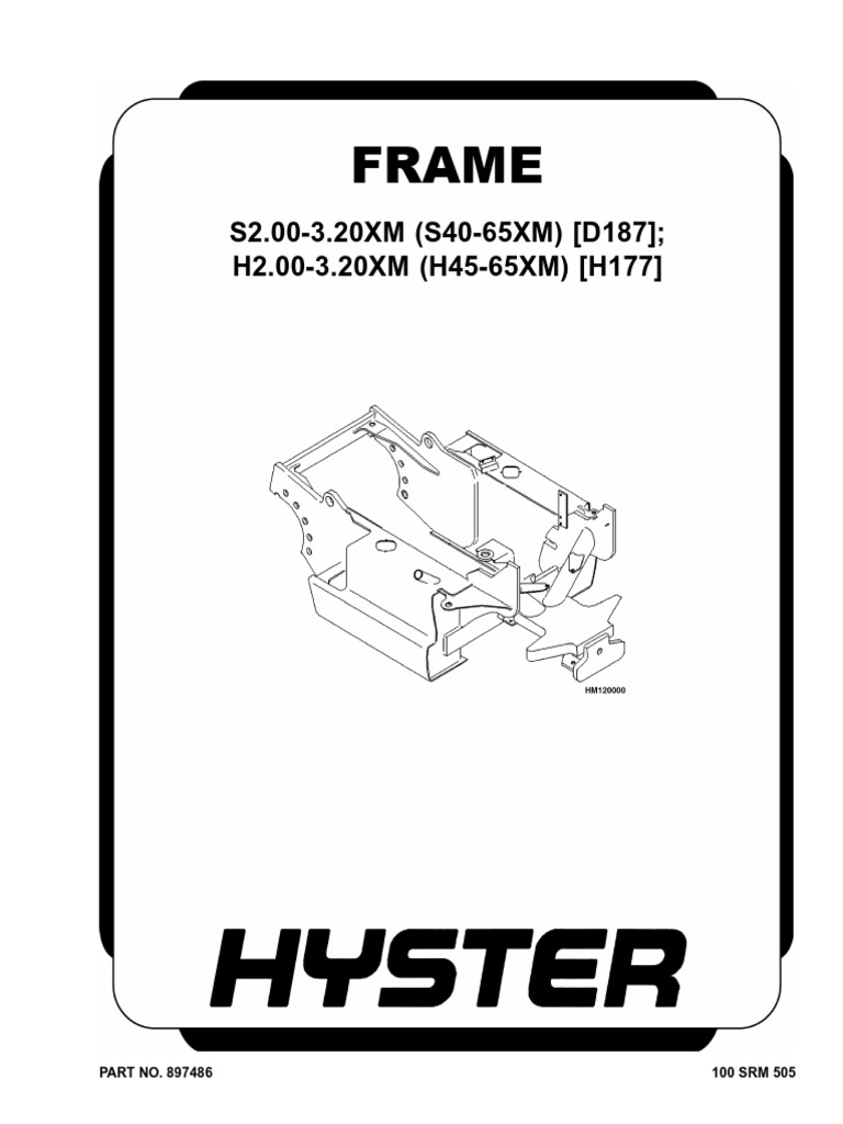 HYSTER - H45-50-55-60-65XM SM | PDF | Forklift | Elevator