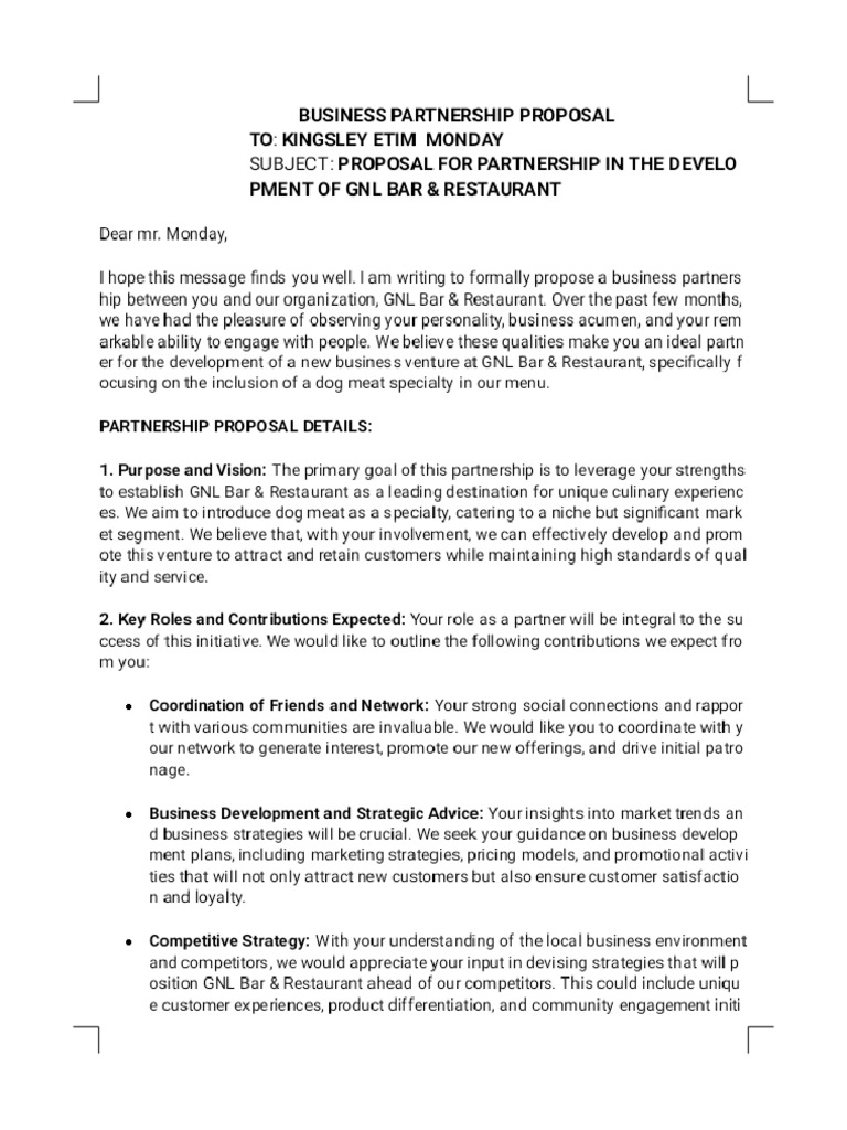 KINGLEY BUSINESS PROPOSAL - Phoenix | PDF