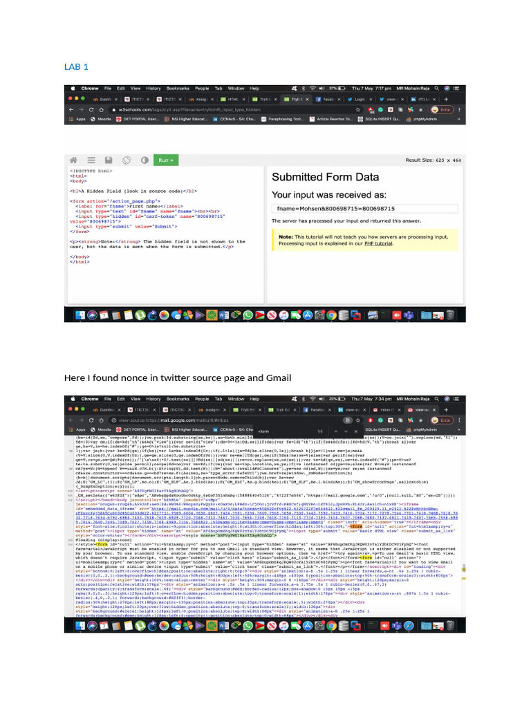 Week 8 Practical Submission | PDF