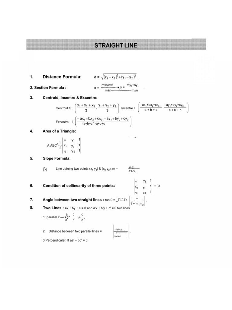JEE formulas For Maths | PDF | Trigonometric Functions | Elementary ...