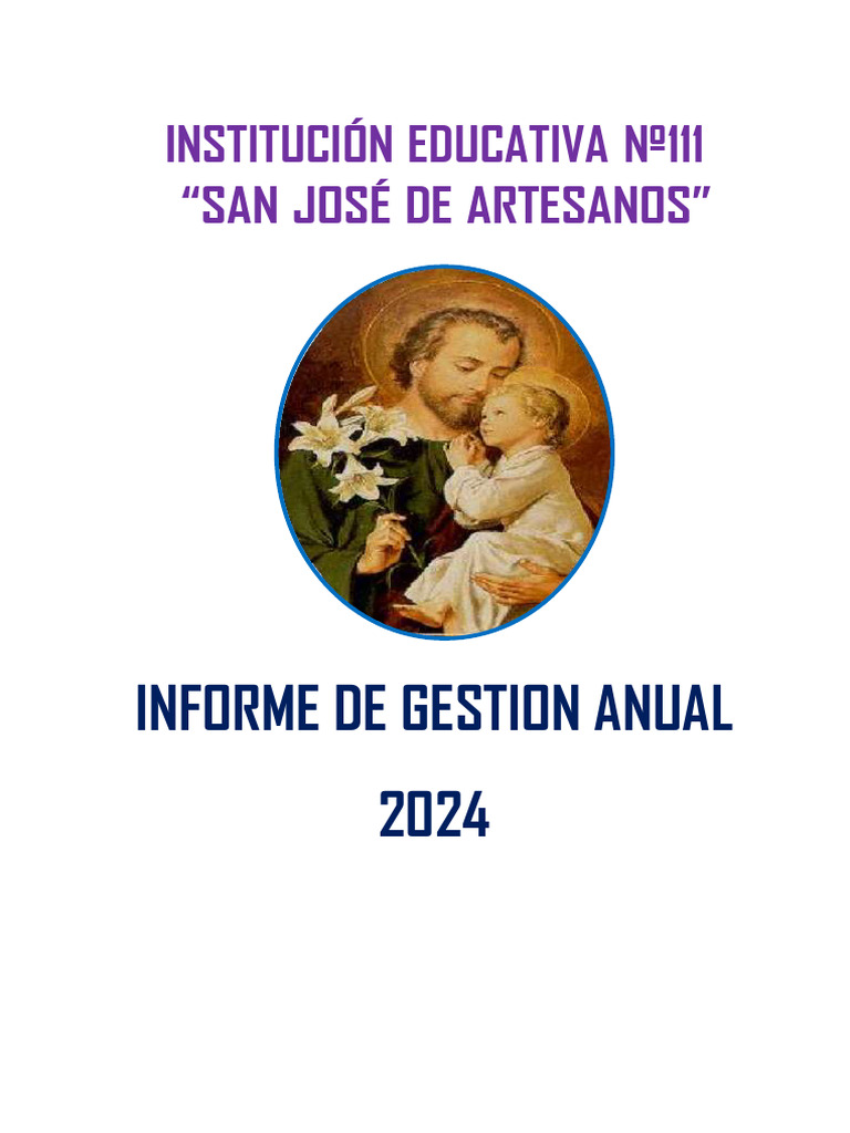 Informe de Gestiòn Anual IGA-2025 IE-111-SJA Ccesa007 | PDF | Enseñando | Aprendizaje