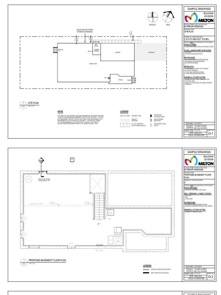 Exterior Openings Sample Drawings - FINAL S | PDF | Framing ...