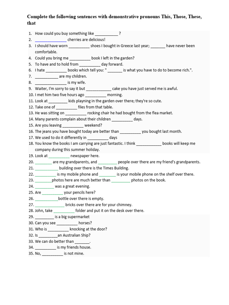 distributive pronouns | PDF