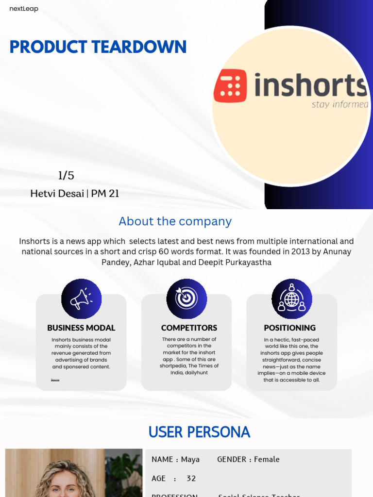 Inshorts App Business Overview | PDF | Computing | Cyberspace