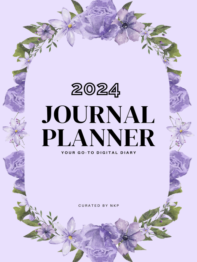 Lilac Dream Digital Planner 2024 | PDF