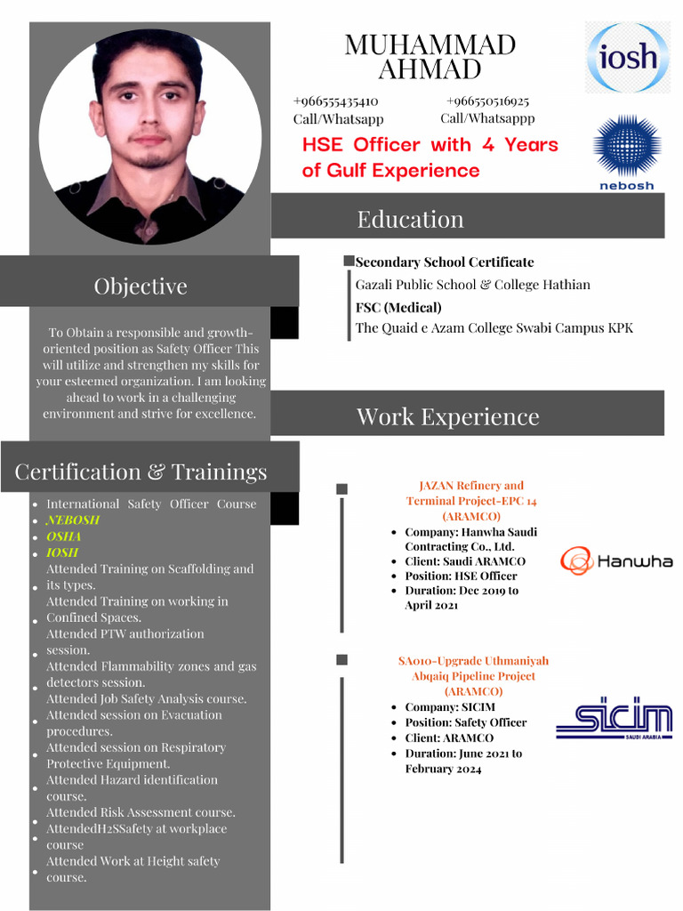 m. Ahmad Resume | PDF