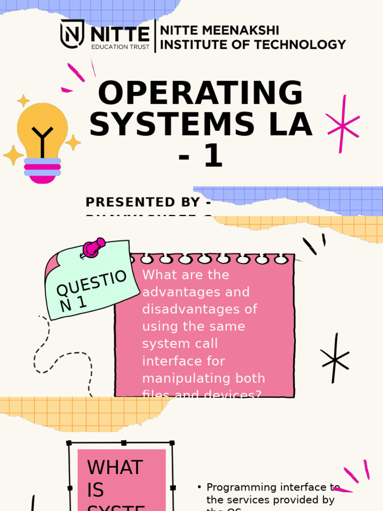 Operating Systems - System Call | PDF | Kernel (Operating System) | Command Line Interface