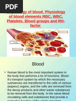 Adaptations of The Red Blood Cells | PDF