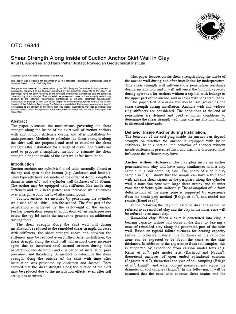 Andersen Inside Setup 2004 | PDF | Stress (Mechanics) | Strength Of ...