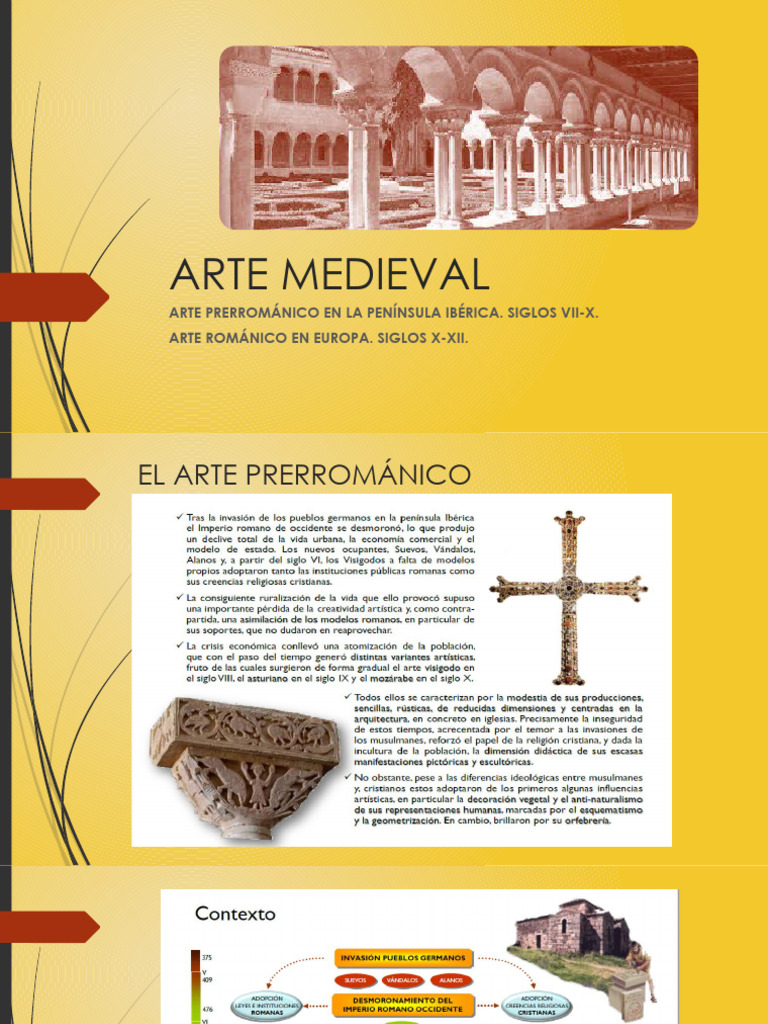 Tema 7. Arte Medieval. Románico | PDF | Iglesia (edificio) | Bóveda ...