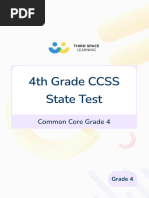 Staar 2023 Math Grade 4 Practice Test Final | PDF | Ounce | Gallon