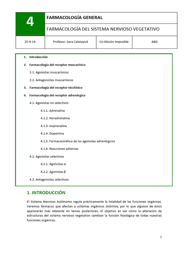 TEMA 4 Farma SISTEMA VEGETATIVO | PDF
