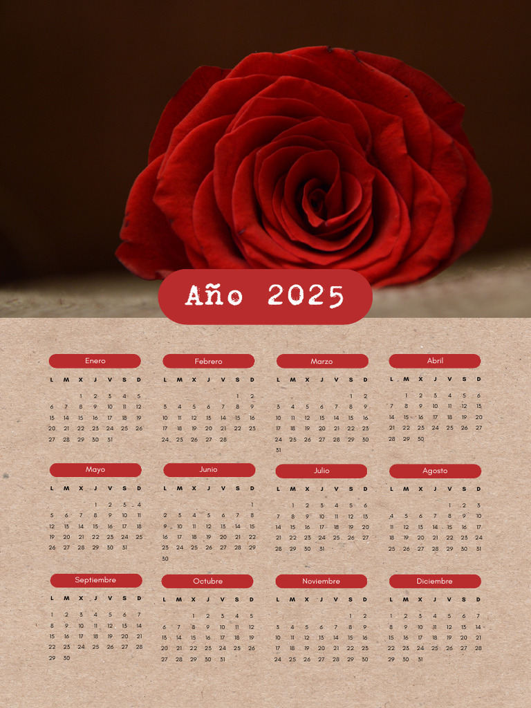 Calendario 2025 Amor p10 | PDF
