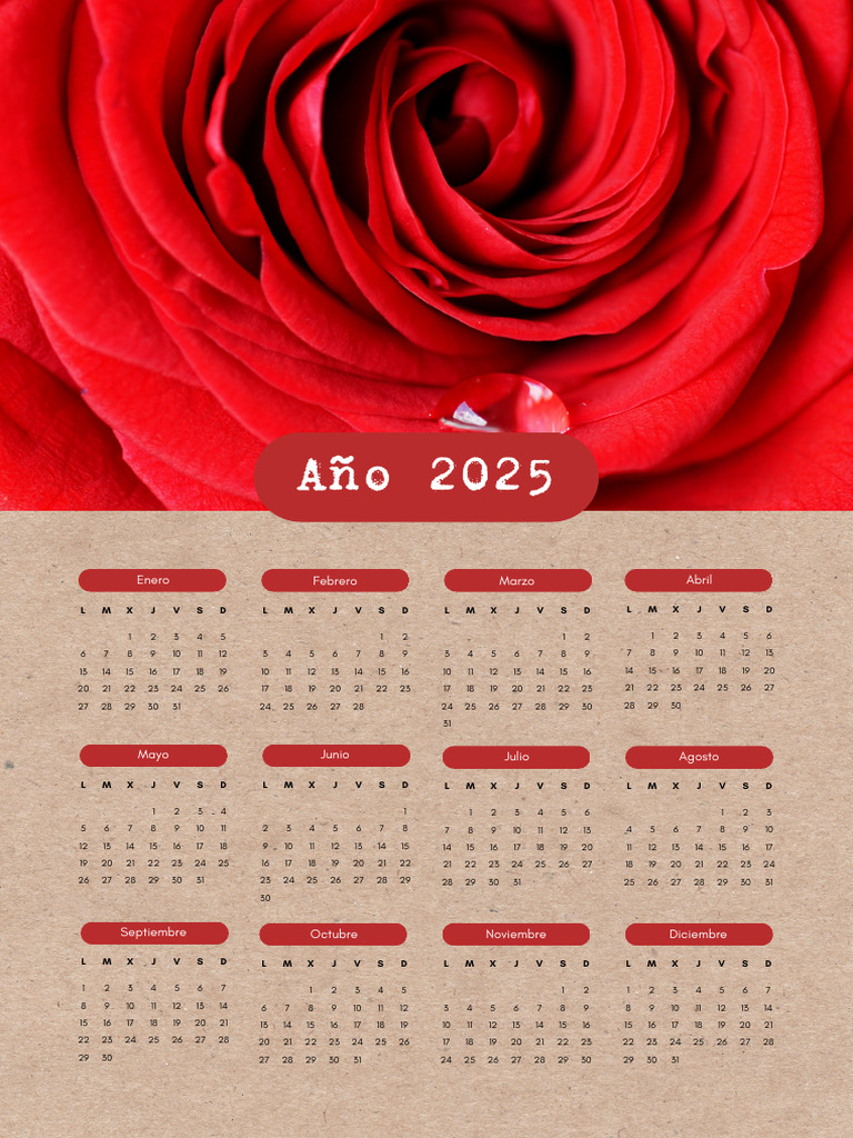 Calendario 2025 Amor p8 | PDF