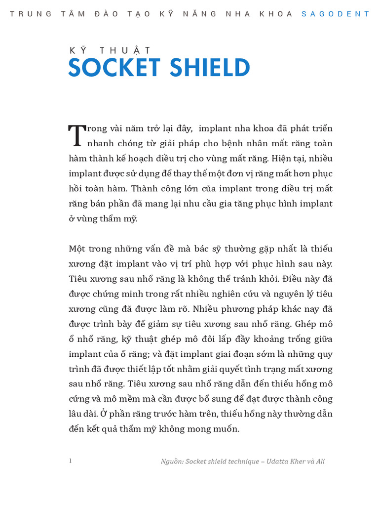 SOCKET SHIELD | PDF