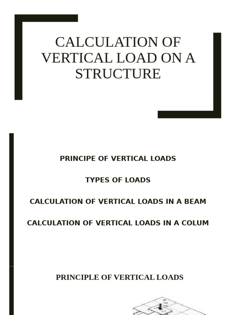 Calculation of Vertical Load On A Structure (Enregistrement Automatique ...