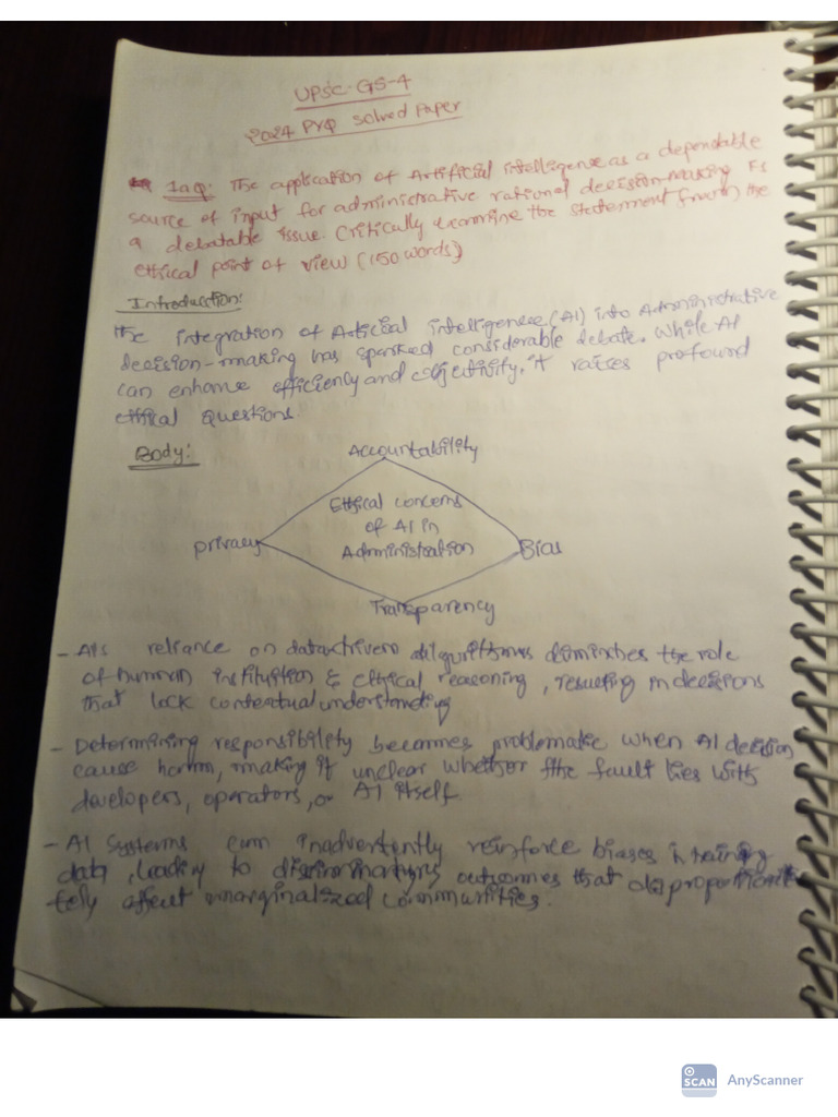 Upsc 2024 Pyq GS4 Solved Paper | PDF