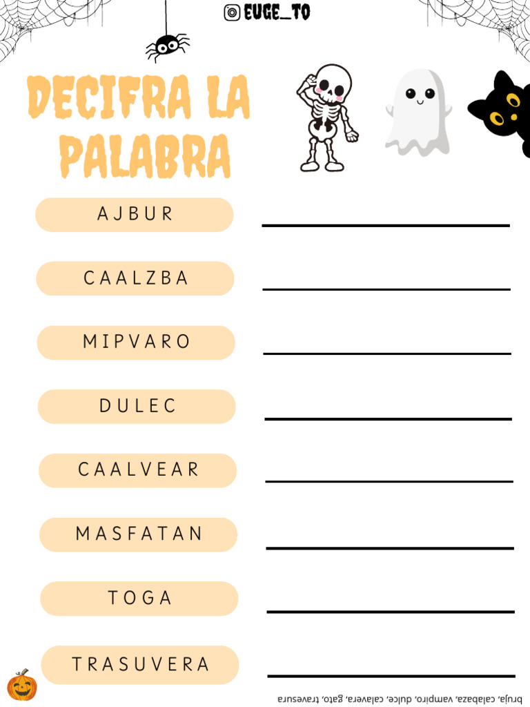 Actividades Halloween | PDF
