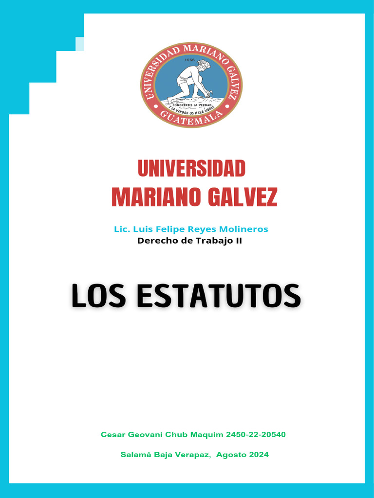 Importancia y Función de los Estatutos | PDF