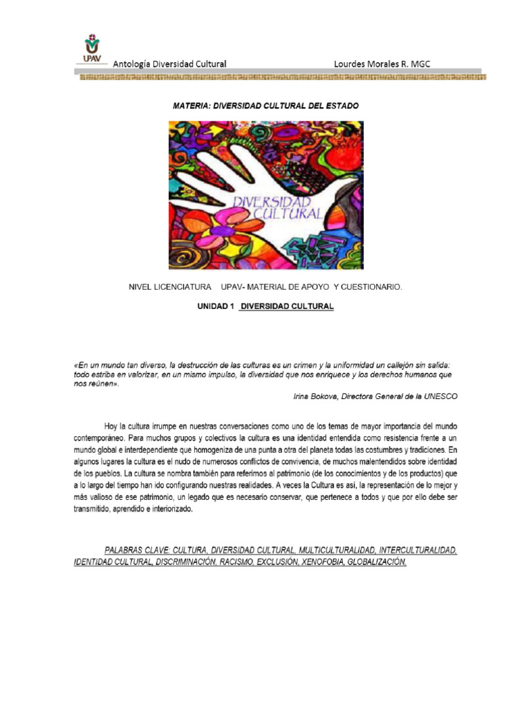 Diversidad Cultural Como Debate Contemporáneo _ TOAZ.INFO | PDF