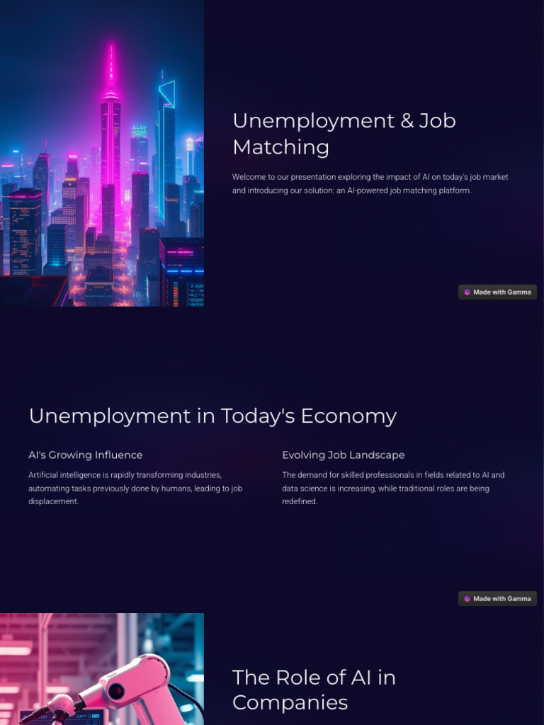 Unemployment and Job Matching | PDF | Artificial Intelligence ...