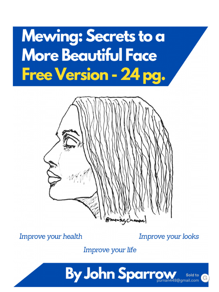 Mewing Secrets to a More Beautiful Face - FREE Version | PDF | Orthodontics