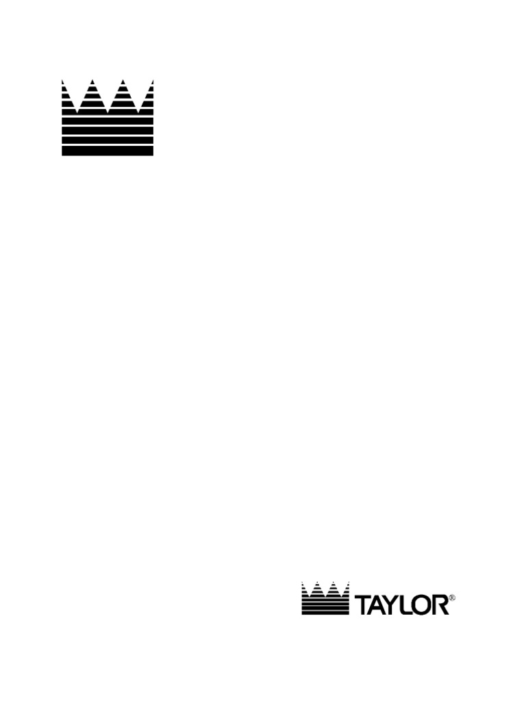 Taylor c723 manual de servicio | PDF | Water | Manufactured Goods