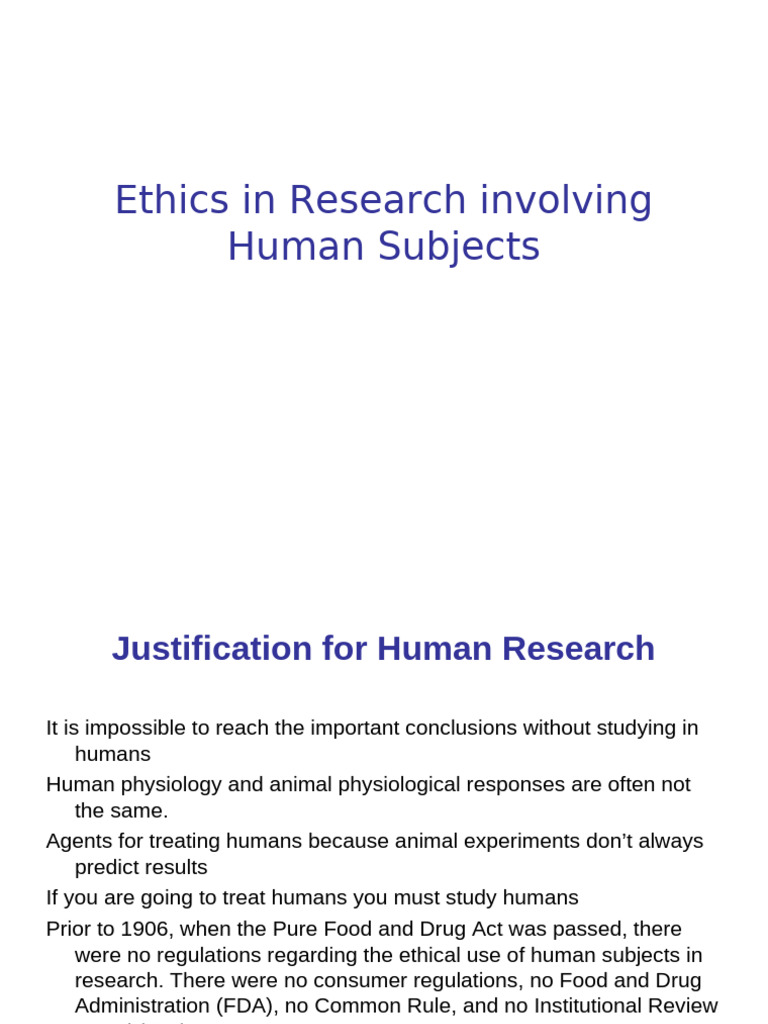 Declaration of Helsinki Overview | PDF | Institutional Review Board ...