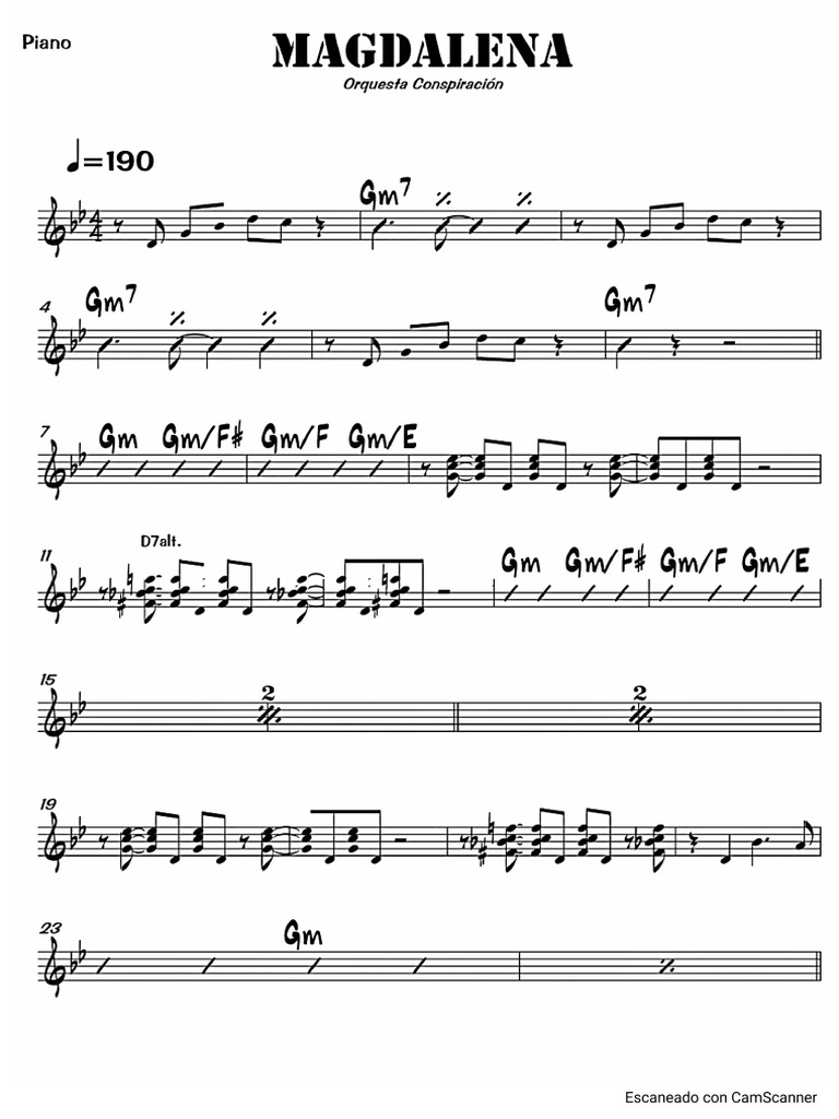 Magdalena Piano | PDF