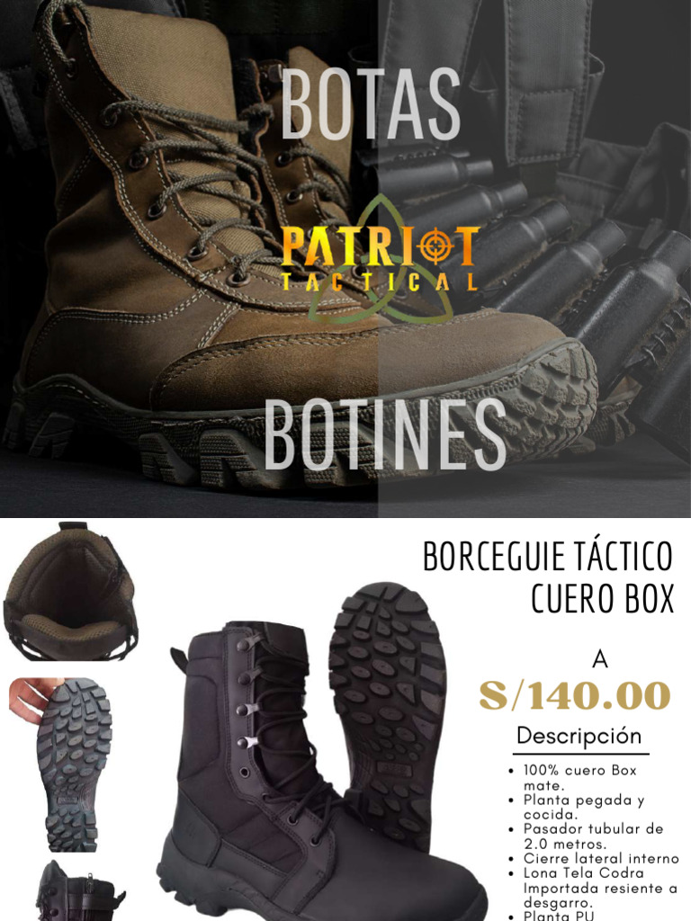 BOTAS TÁCTICAS 2024 - 20240625 - 194313 - 0000 - Compressed | PDF | Pie | Bienes de consumo