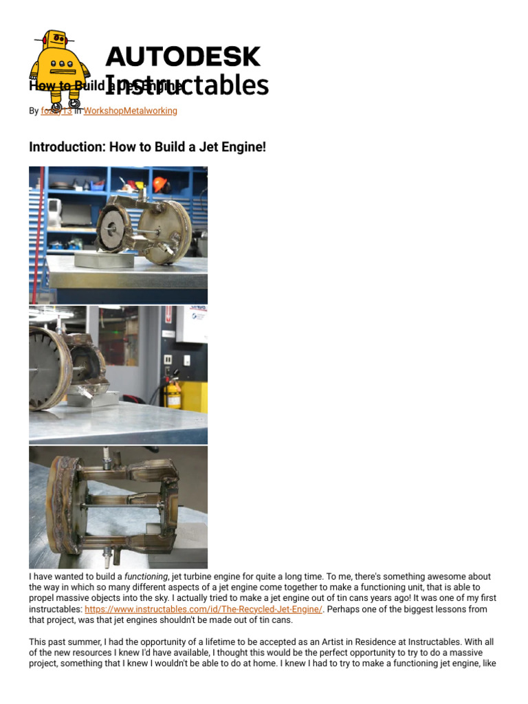 How To Build A Jet Engine! - 14 Steps (With Pictures) - Instructables ...