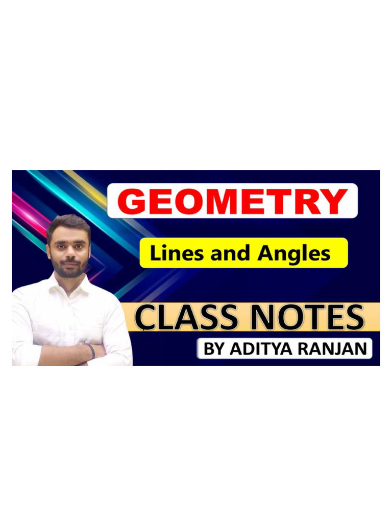 G 1. Geometry Line & Angle | PDF