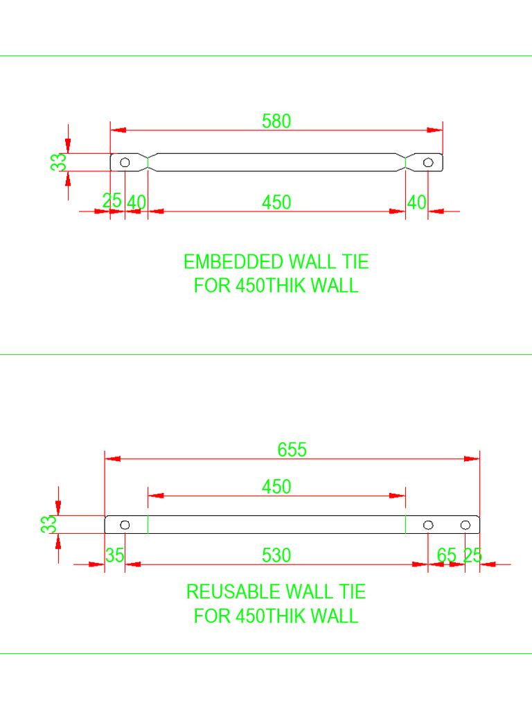 Wall Tie Solutions for 450mm Walls | PDF