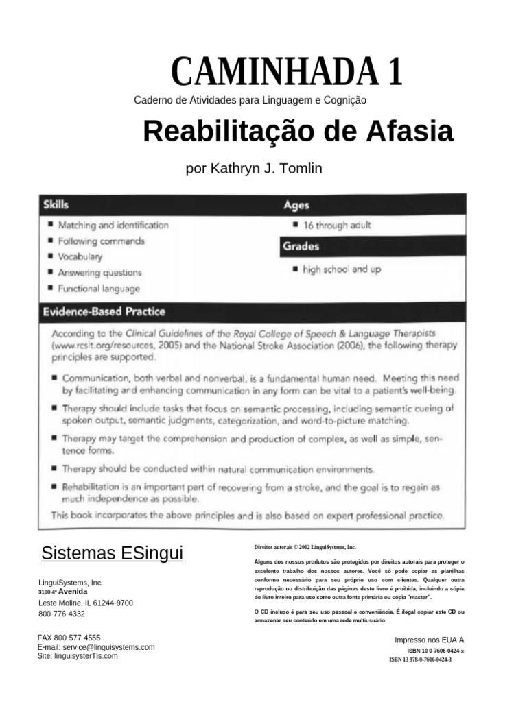 Walc 1 Terapia Afasia-1 (001-050) | PDF