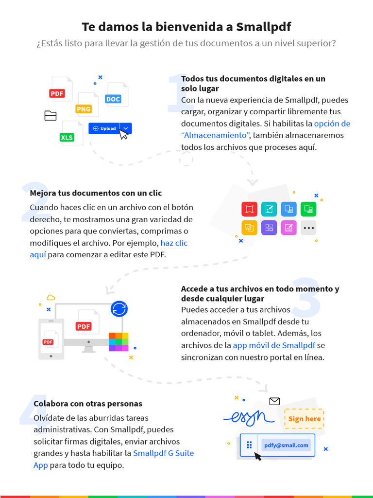 Bienvenido a Smallpdf: Gestiona tus PDFs | PDF
