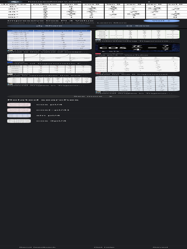 Cos (Pi Sur 4 - Google Search | PDF