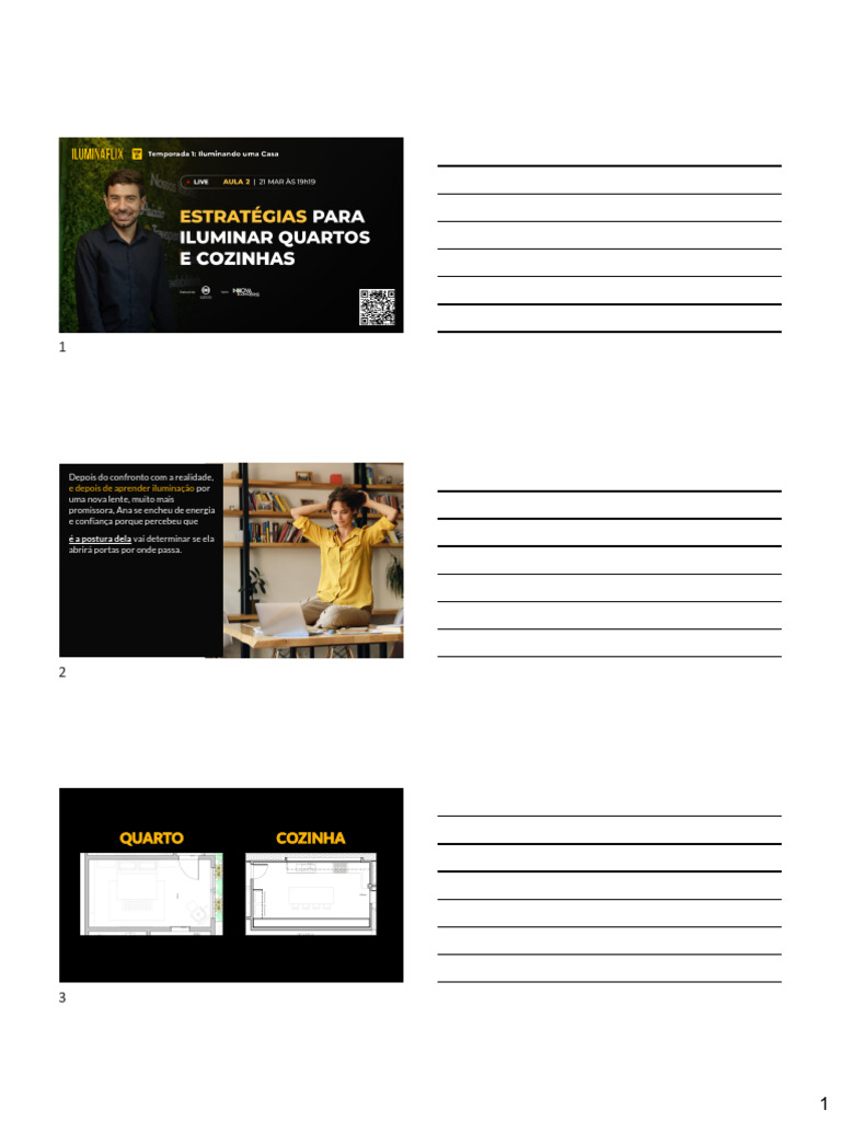 (Roteiro) Aula 2 - Estratégias para iluminar quartos e cozinhas | PDF | Cor