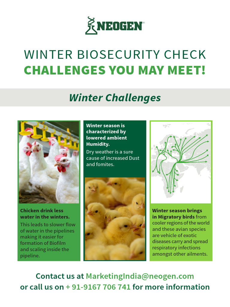 Neogen India Winter Biosecurity | PDF | Water | Microbiology