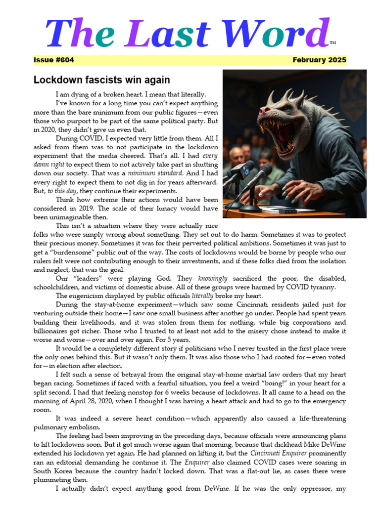 The Last Word 2/2025 | PDF | World Economic Forum