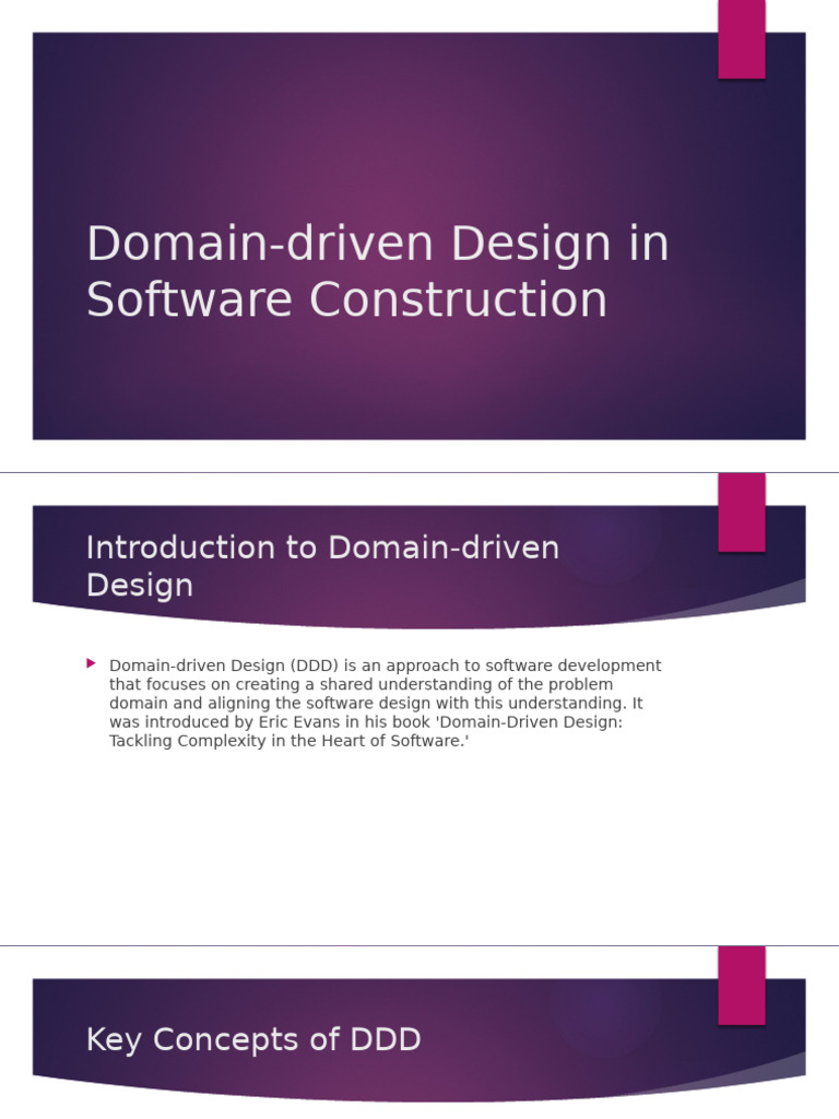 Domain-Driven Design in Software Construction | PDF | Software Engineering | Computing