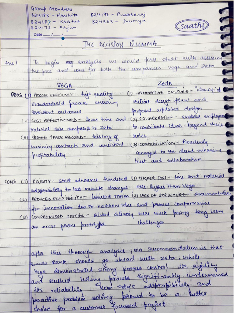 Case4 DecisionDilemma | PDF