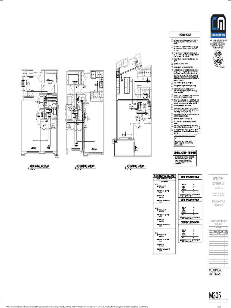 Mechanical Unit Plans m205 | PDF