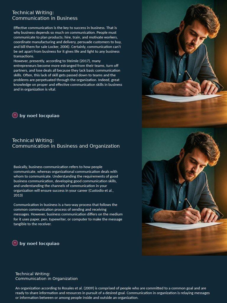 Technical Writing Communication in Business and Organization | PDF ...