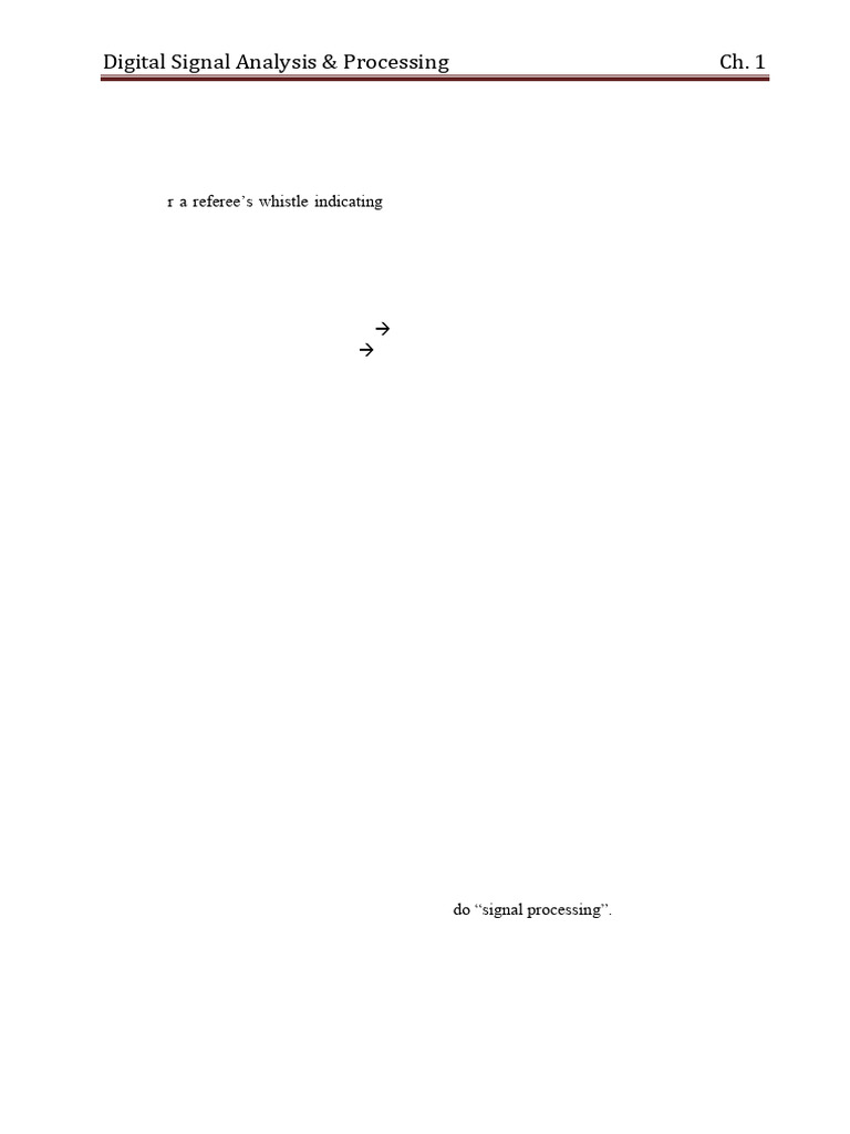 Digital Signal Processing Overview | PDF | Digital Signal Processing ...