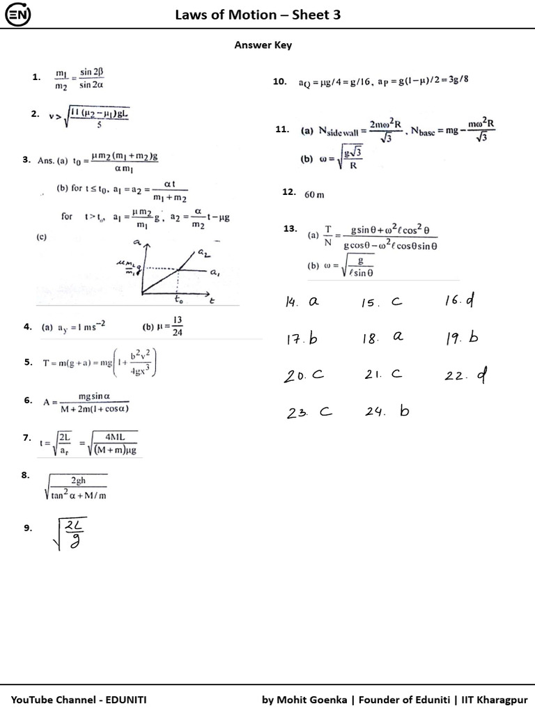 Answer Key Sheet 3 - 38143222 - 2025 - 01 - 31 - 16 - 56 | PDF