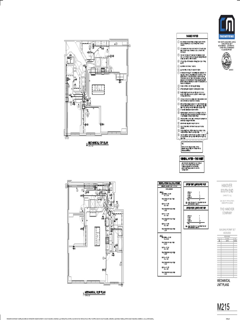 Mechanical Unit Plans M215 | PDF