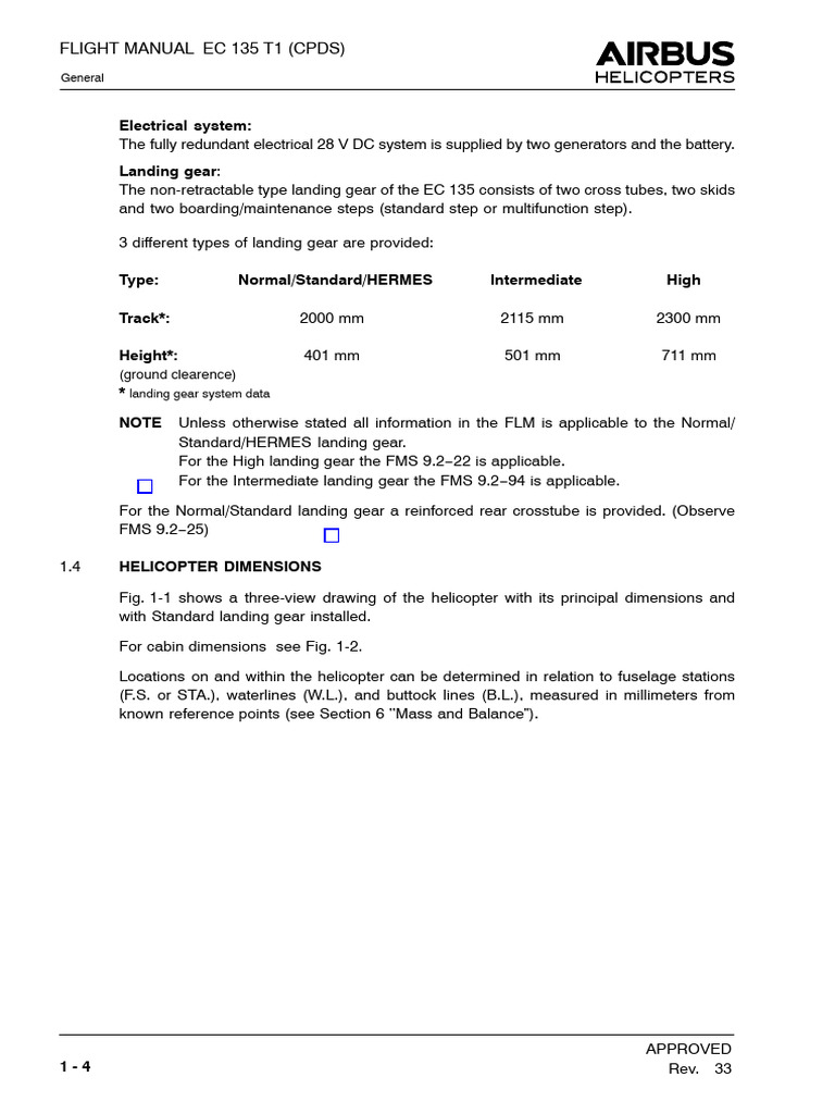 18 - 1 4 Helicopter Dimensions | PDF | Landing Gear | Vehicles