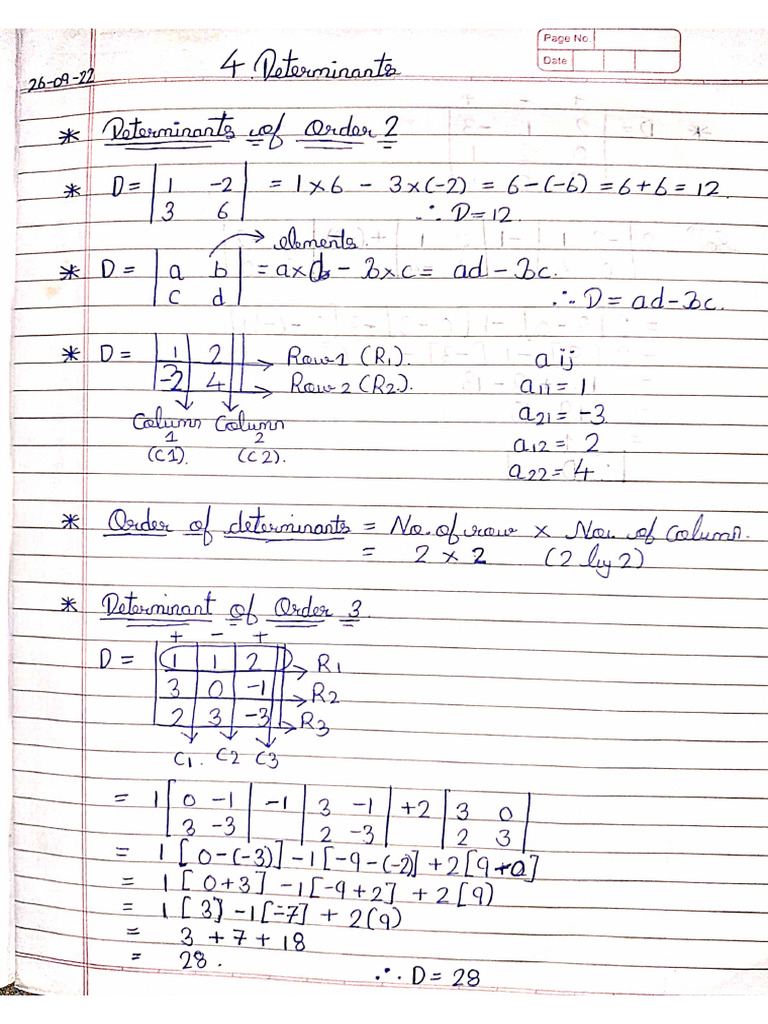 Maths Notes | PDF